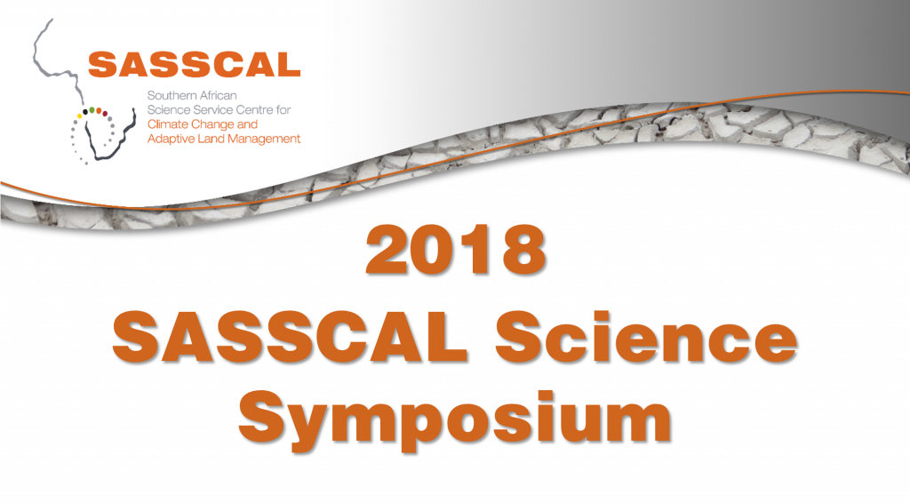 SASSCAL Science Symposium: Tentative Programme for 16 to 20 April 2018 ...