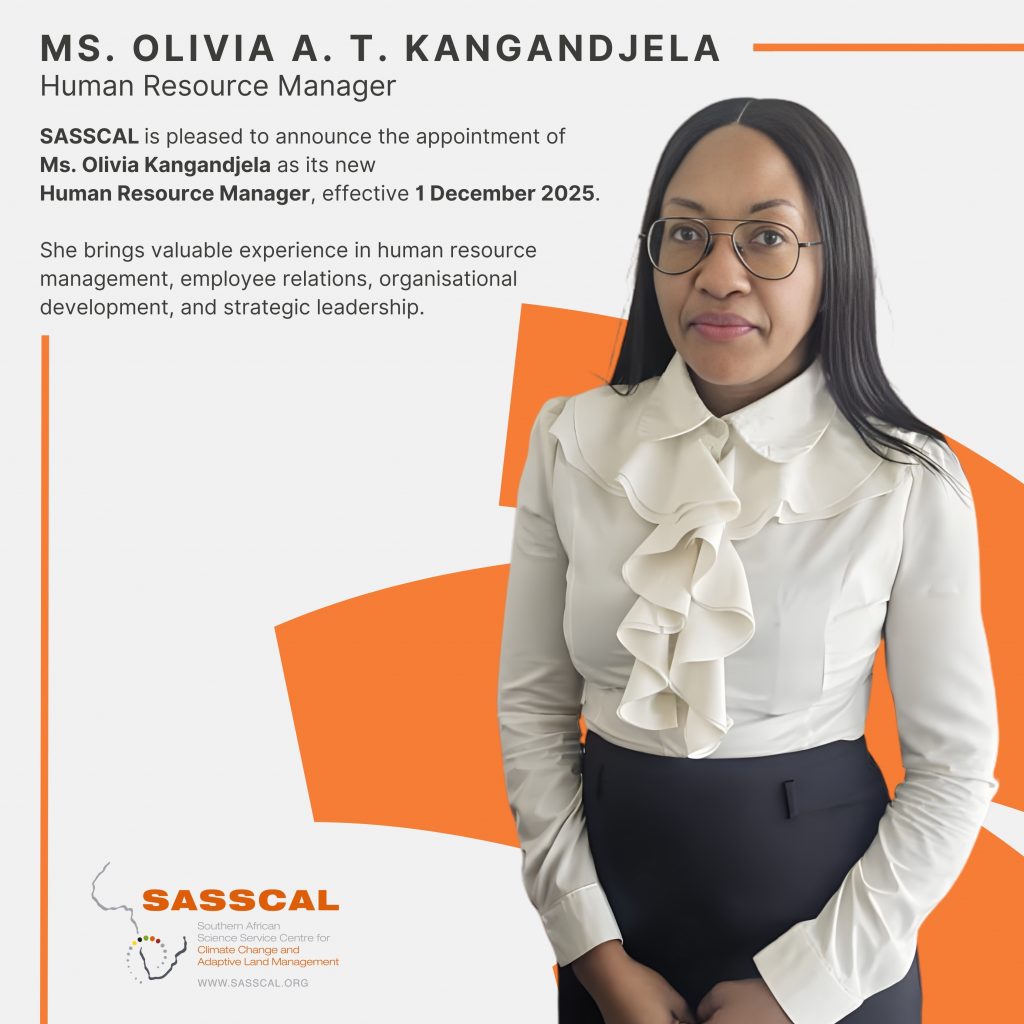 SASSCAL Appoints New Human Resource Manager – SASSCAL
